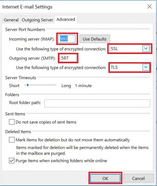 Adding An IMAP Account To An Existing Outlook Profile IT Services