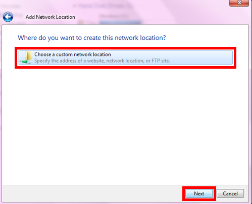 Adding a Network Location in Windows | IT Services