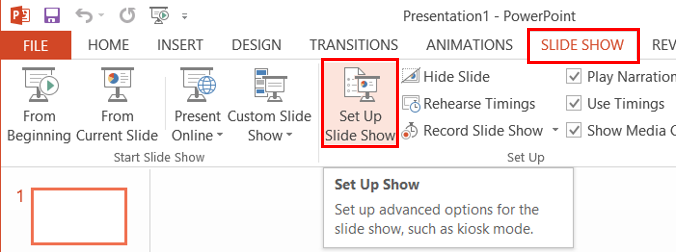 Continuous Looping For Use At A Kiosk In PowerPoint Technology 