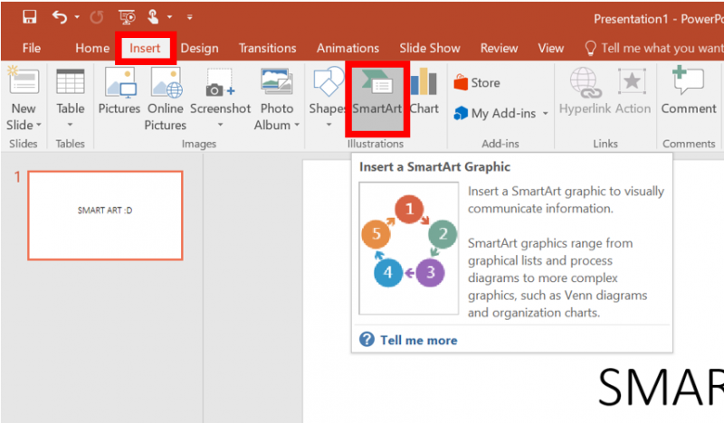 Adding SmartArt In Powerpoint Technology Support Services